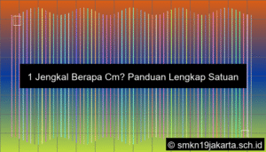 1 Jengkal Berapa Cm? Panduan Lengkap Satuan