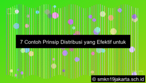 7 Contoh Prinsip Distribusi yang Efektif untuk