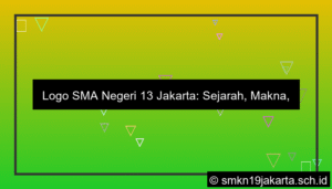 Logo SMA Negeri 13 Jakarta: Sejarah, Makna,
